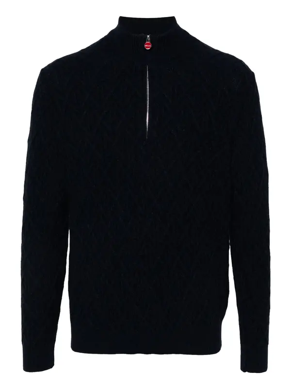Kiton 3d-knit Sweater - Blue