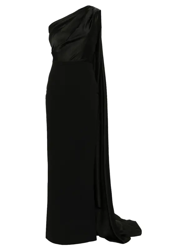 Solace London Yeva Gown - Black