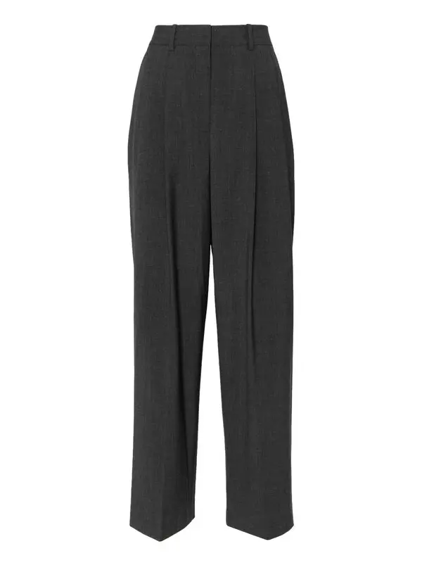 Theory Double Pleat Trousers - Grey