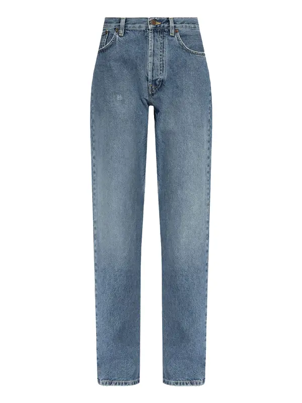 Moschino High-rise Straight Leg Jeans - Blue