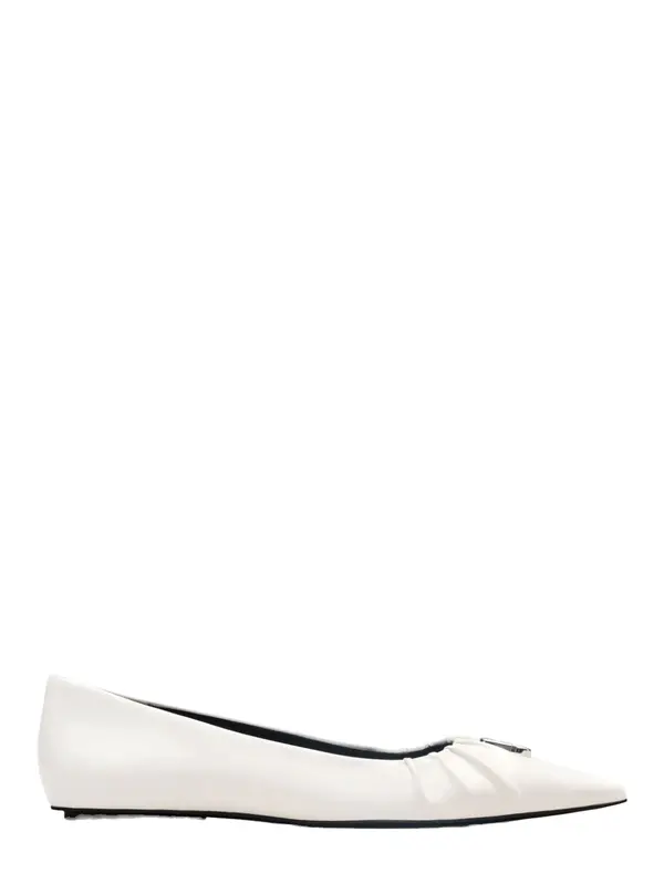 Marc Jacobs Ali Ballerina Flats - White