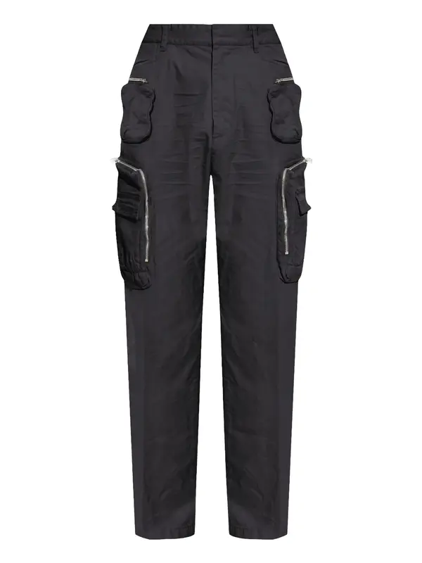 Dsquared2 Multi-pocket Tapered Trousers - Black