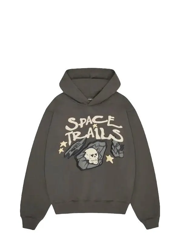 BROKEN PLANET Market Space Trails Hoodie - Beluga Grey