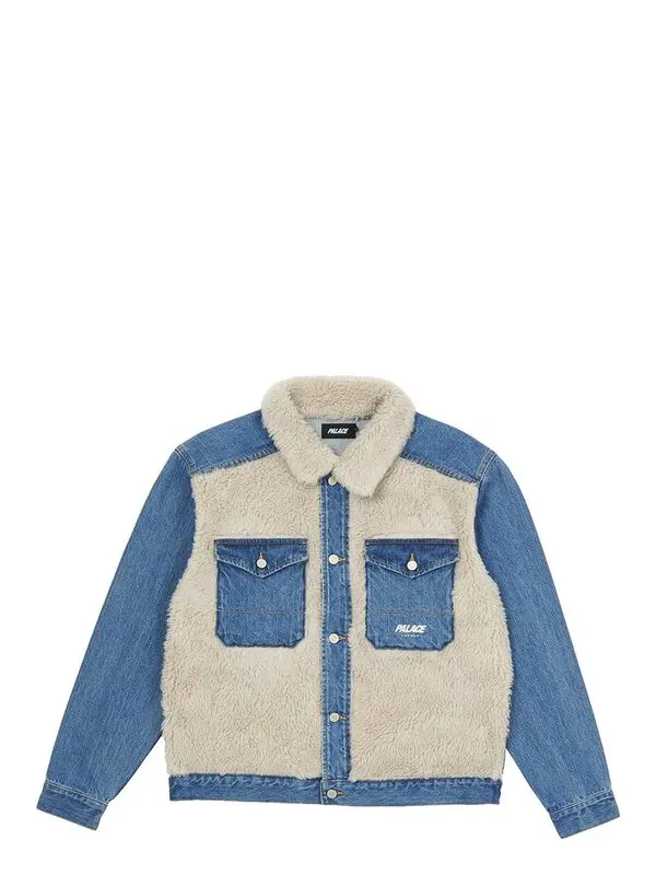 PALACE Grizzly Denim Jacket - Stone Wash