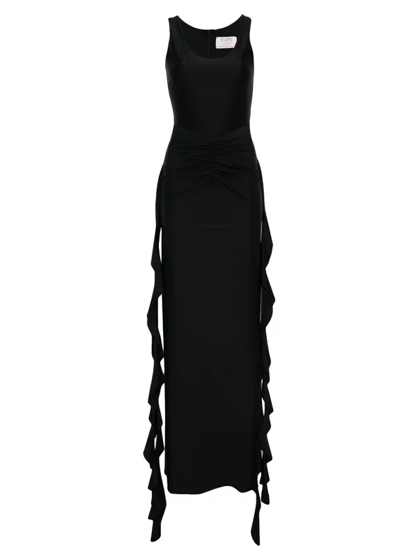 V:PM ATELIER Tacy Maxi Dress - Black