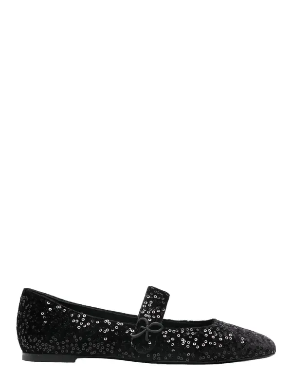 Roberto Festa Sequin-embellished Ballerinas - Black