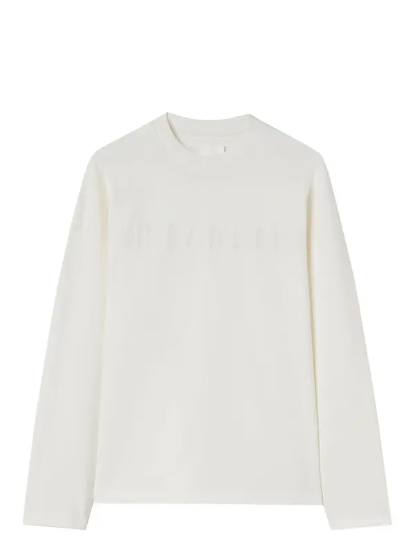 JIL SANDER Logo-print Long-sleeve T-shirt - White