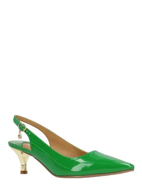 J. Reneé Ferryanne Pointed Toe Slingback Pumps - Green