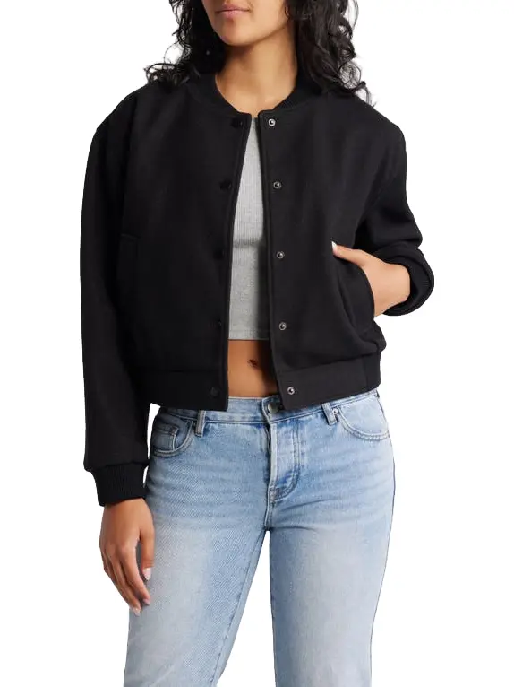 ALL IN FAVOR Bomber Jacket - Black
