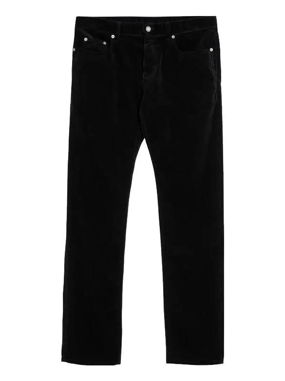 Saint Laurent Corduroy Slim Trousers - Black