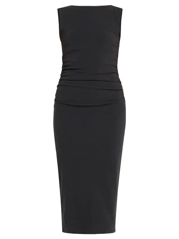 Veronica Beard Charissa Knit Midi Dress - Black