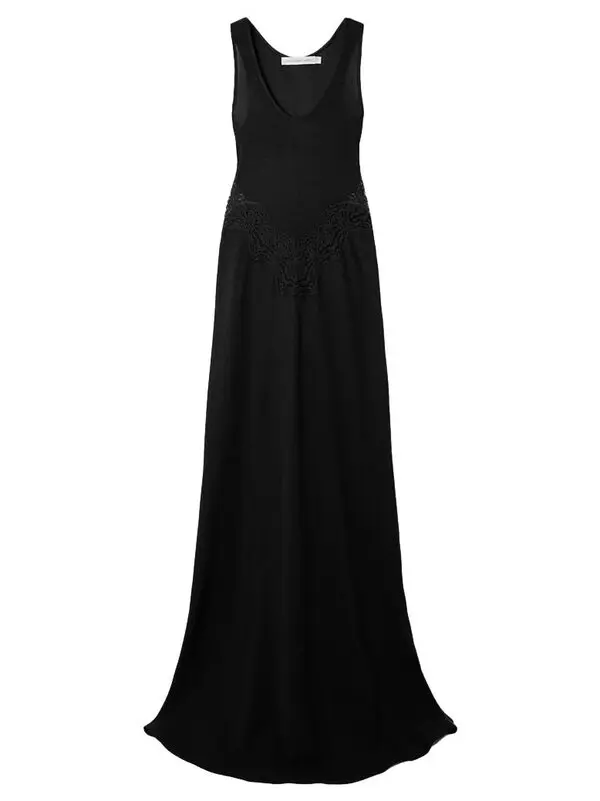 Christopher Esber Verna Lace Tank Dress - Black