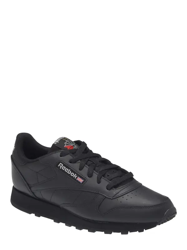 REEBOK Classic Leather Sneakers - Core Black/core Black/grey