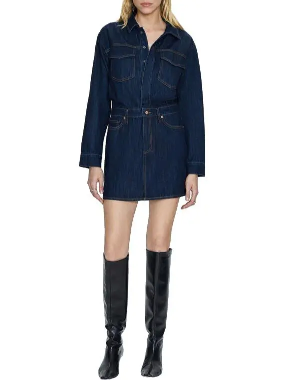 PISTOLA Nina Long Sleeve Denim Shirtdress - Iggy