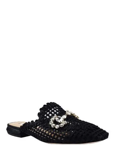 ZIGI Isabelle Crystal Bit Mule - Black