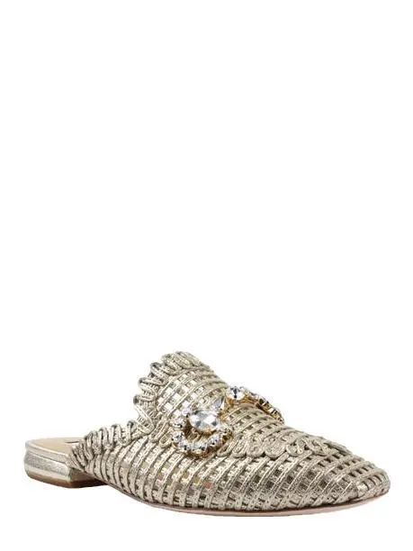 ZIGI Isabelle Crystal Bit Mule - Gold