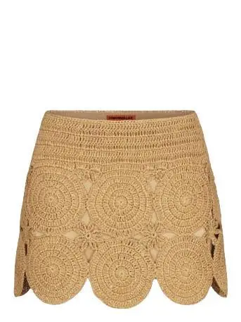 SIMONMILLER Beep Beep Mini Skirt - Natural