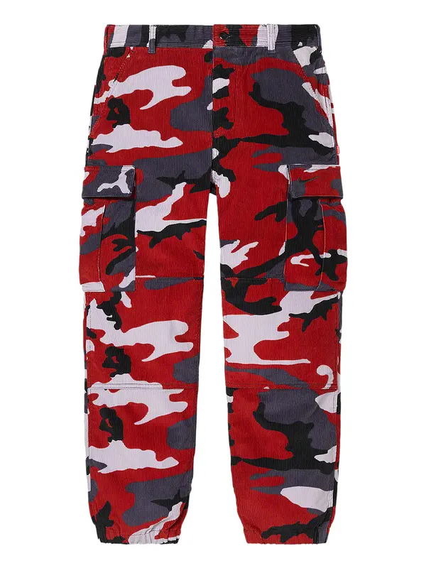 Supreme X Nike Arc Corduroy Cargo Pant - Red