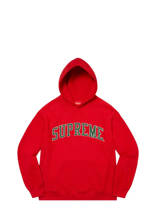 Supreme Stars Arc Hooded Sweatshirt - Red