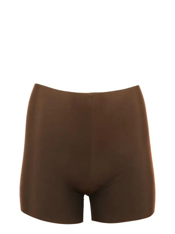 Fleur Du Mal Le Stretch Micro Short - Cocoa