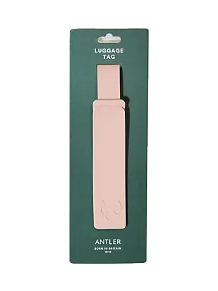 ANTLER Brand-logo Rubber Luggage Tag - Moorland Pink