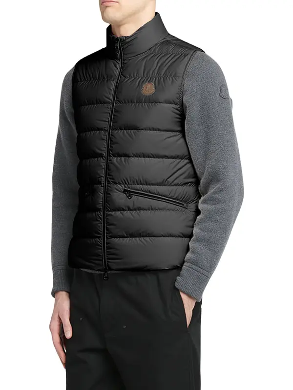 Moncler Treompan Down Puffer Vest - Black