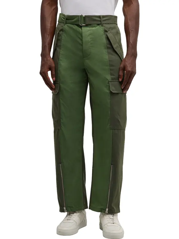 Simkhai James Bicolor Cargo Pants - Dark Army Multi
