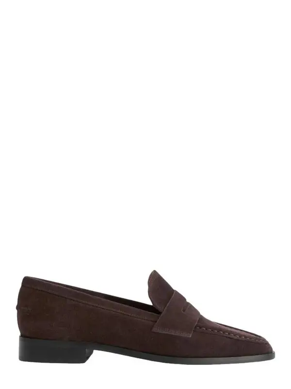 ATP ATELIER Airola Suede Loafers - Walnut