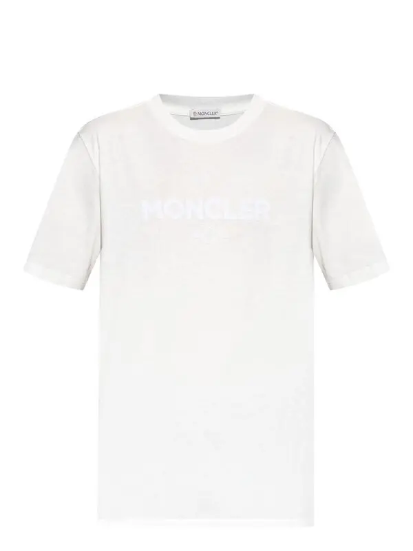 Moncler Logo-print Cotton T-shirt - White