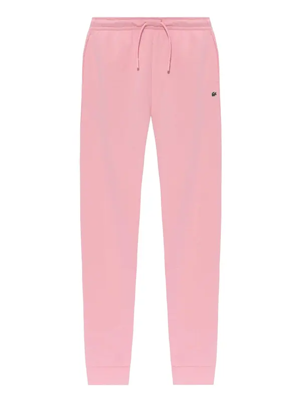 Lacoste Logo-embroidered Track Pants - Pink