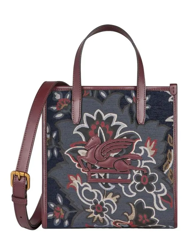 Etro Jacquard Love Trotter Bag - Red