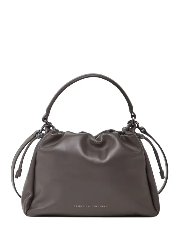 Brunello Cucinelli Mellow Bucket Bag - Brown