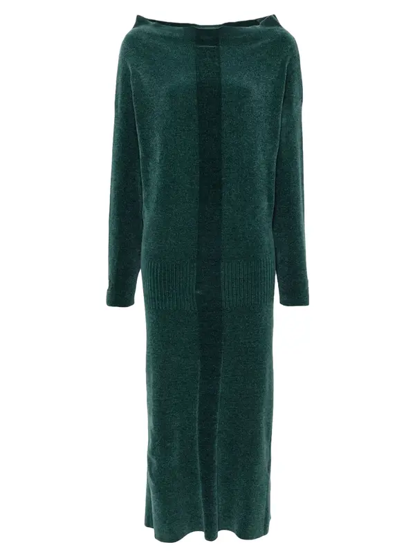 Patrizia Pepe Logo-charm Midi Dress - Green