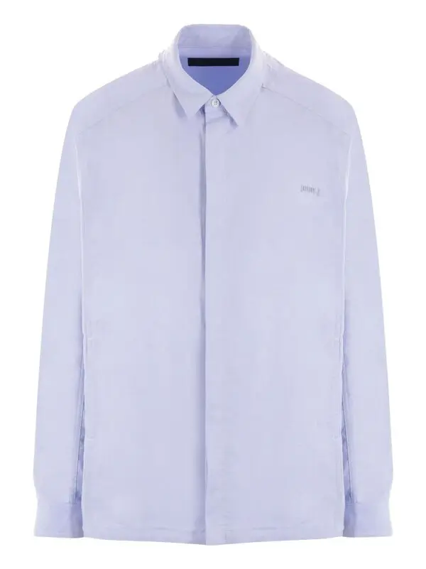 JUUN.J Embroidered-logo Shirt - Blue