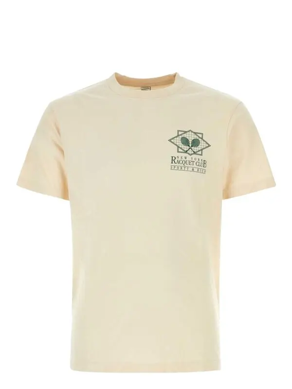 SPORTY & RICH Ny Racquet Club T-shirt - Neutrals