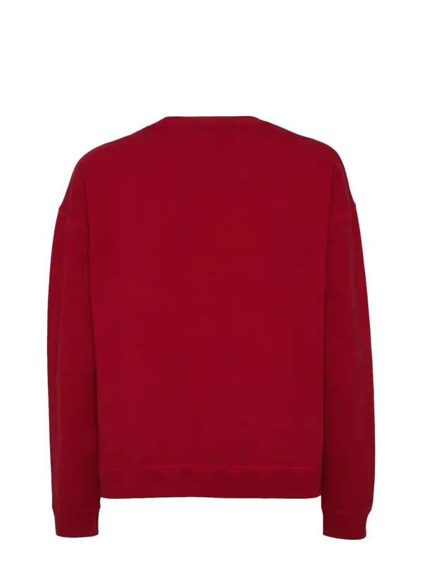 Dsquared2 Logo-print Cotton Sweatshirt - Red