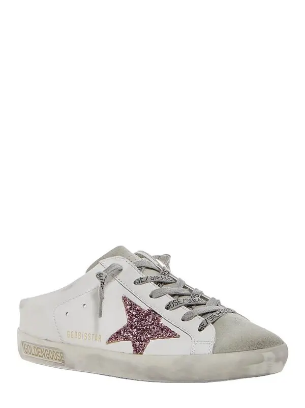 GOLDEN GOOSE Super-star Mule Sneakers - White