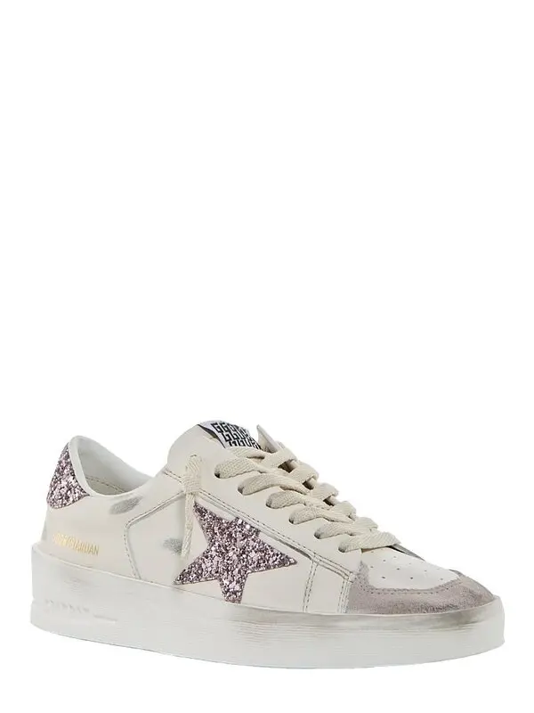 Golden Goose Stardan Low Top Sneakers - White/pink