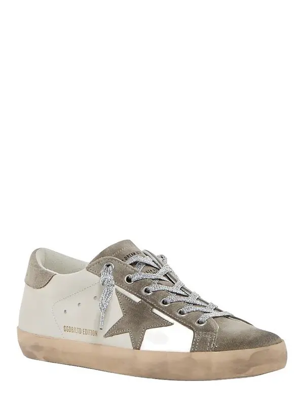 GOLDEN GOOSE Super-star Low-top Sneakers - White/ice
