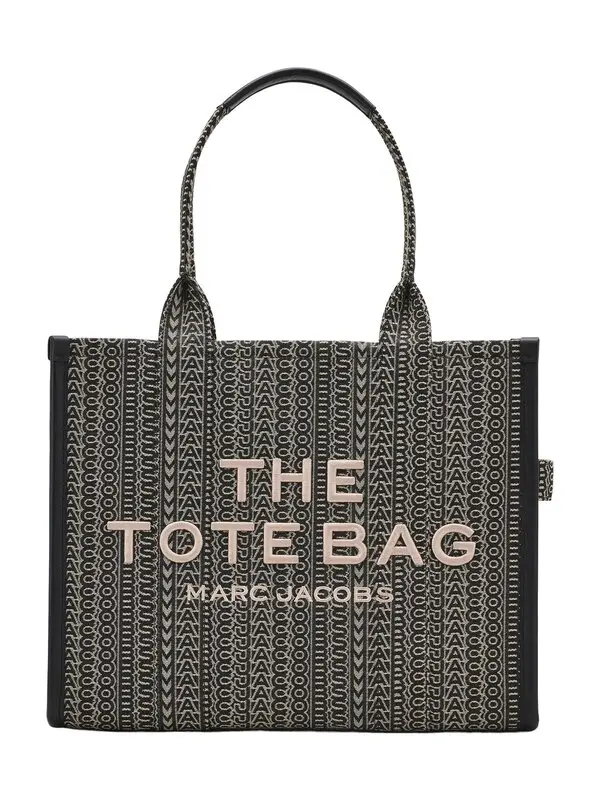 Marc Jacobs The Monogram Jacquard Large Tote Bag - Beige Multi