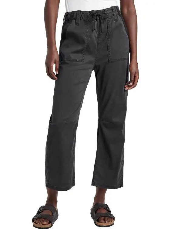 Splendid Gianna Crop Drawstring Pants - Lead
