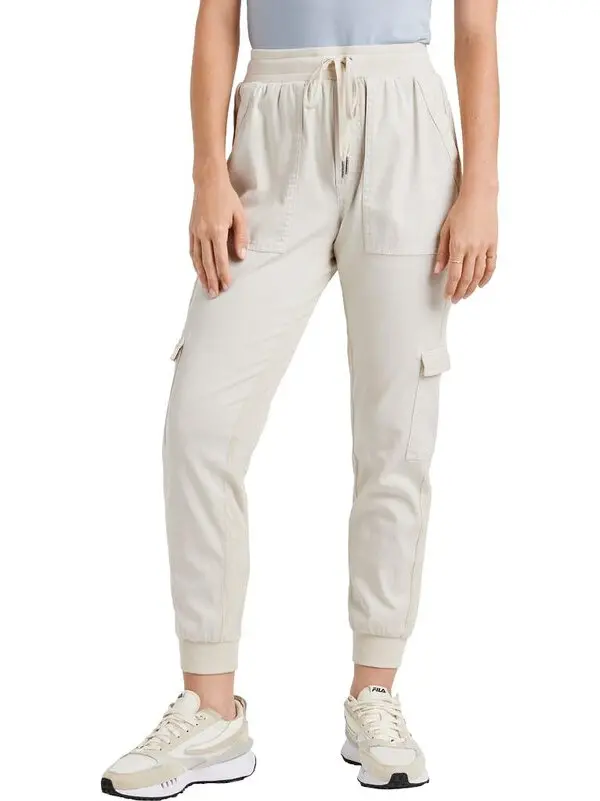Splendid Jaclyn Drawstring Waist Joggers - Pale Oak