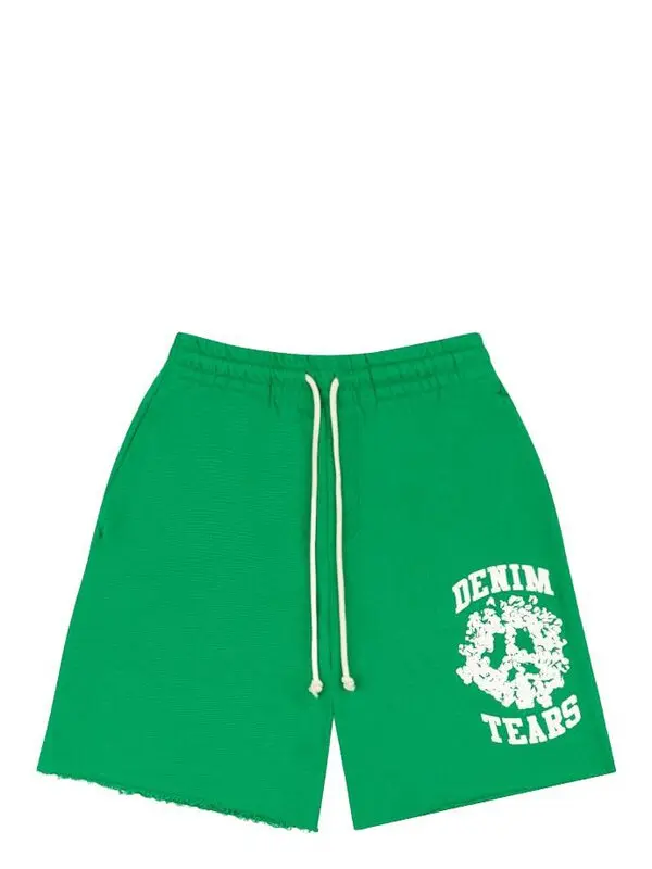 DENIM TEARS Denim University Sweat Shorts - Green