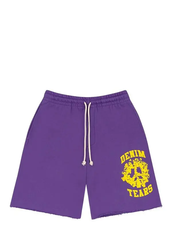 DENIM TEARS University Sweat Shorts - Purple