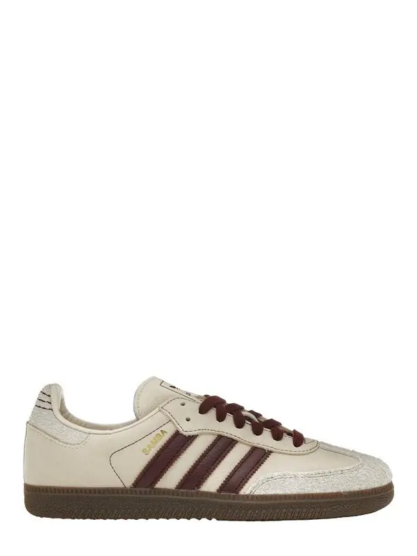 Adidas Samba Og Sneakers - Wonder White/maroon/putty Grey