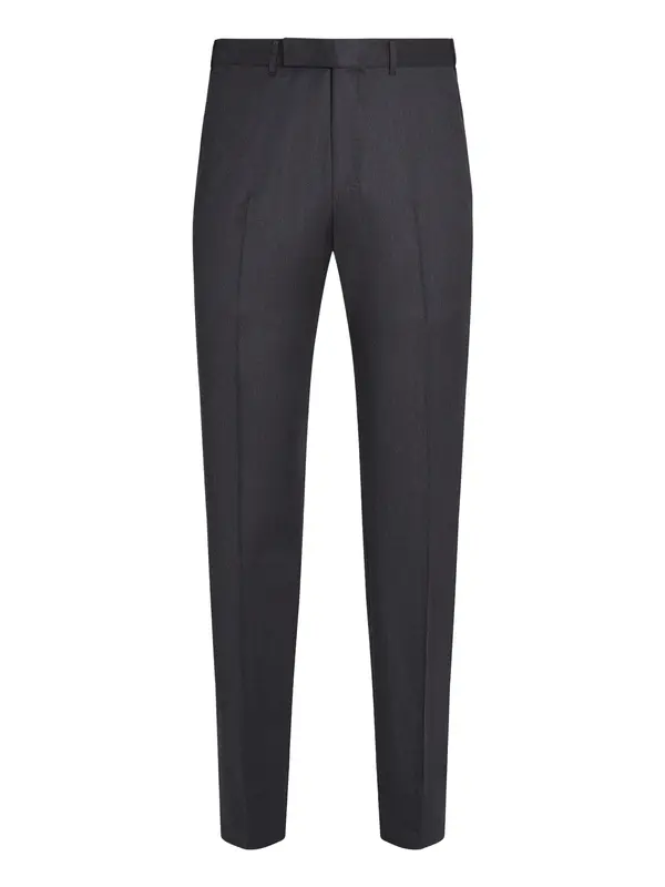 Zegna Centoventimila Wool Tailoring Pants - Dark Grey
