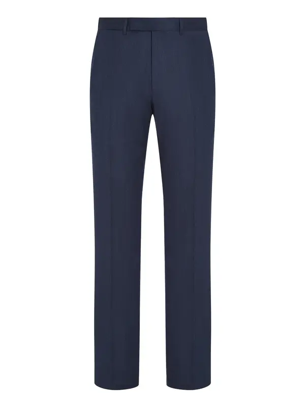 Zegna Centoventimila Wool Tailoring Pants - Blue