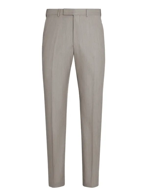 Zegna Centoventimila Wool Tailoring Pants - Beige