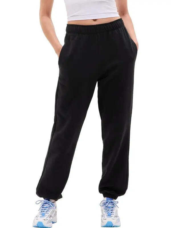 Athleta Forever Fleece High Rise Jogger - Black