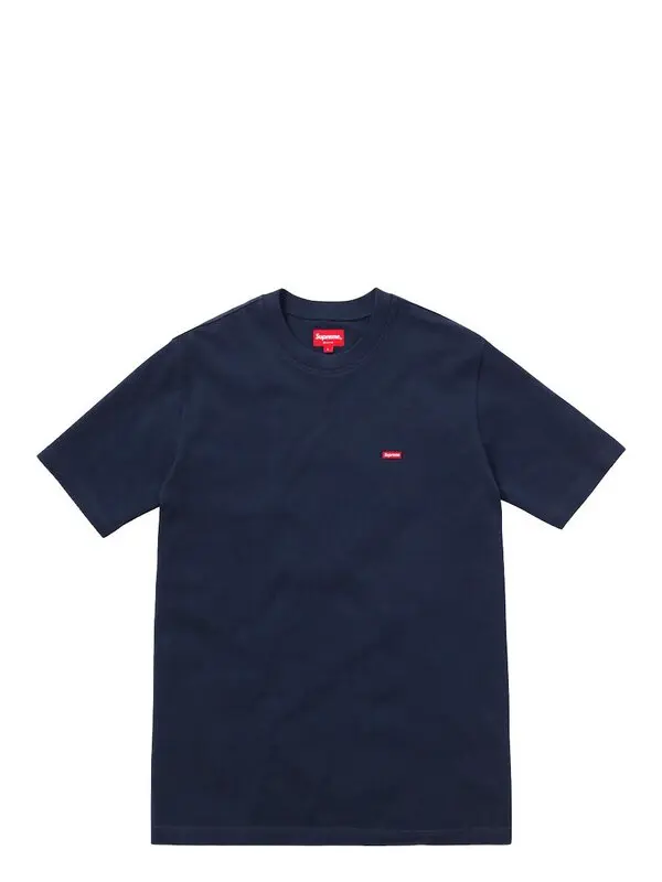 Supreme Small Box Pique Tee Shirt - Navy Blue